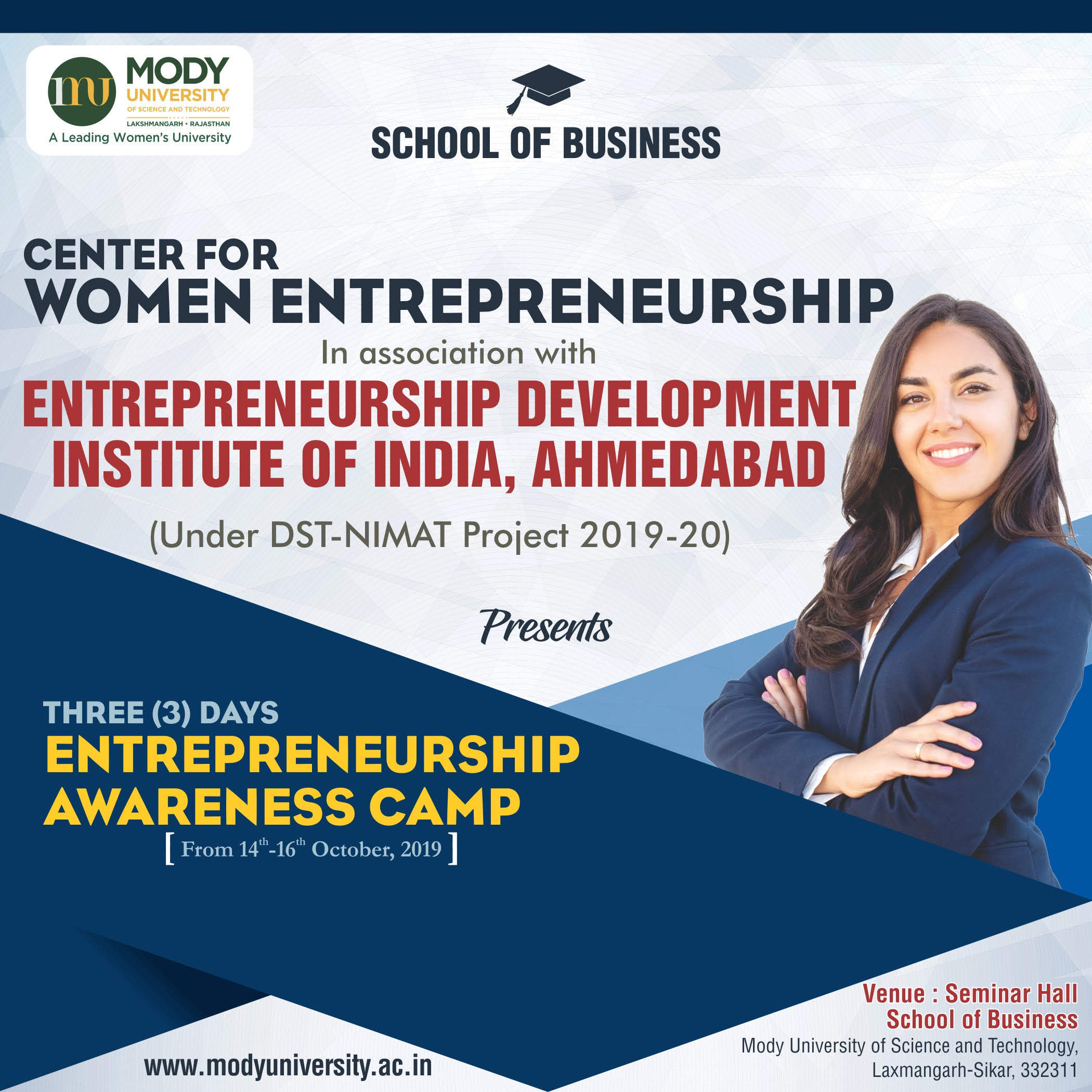 Entrepreneurship Awareness Camp - Mody University