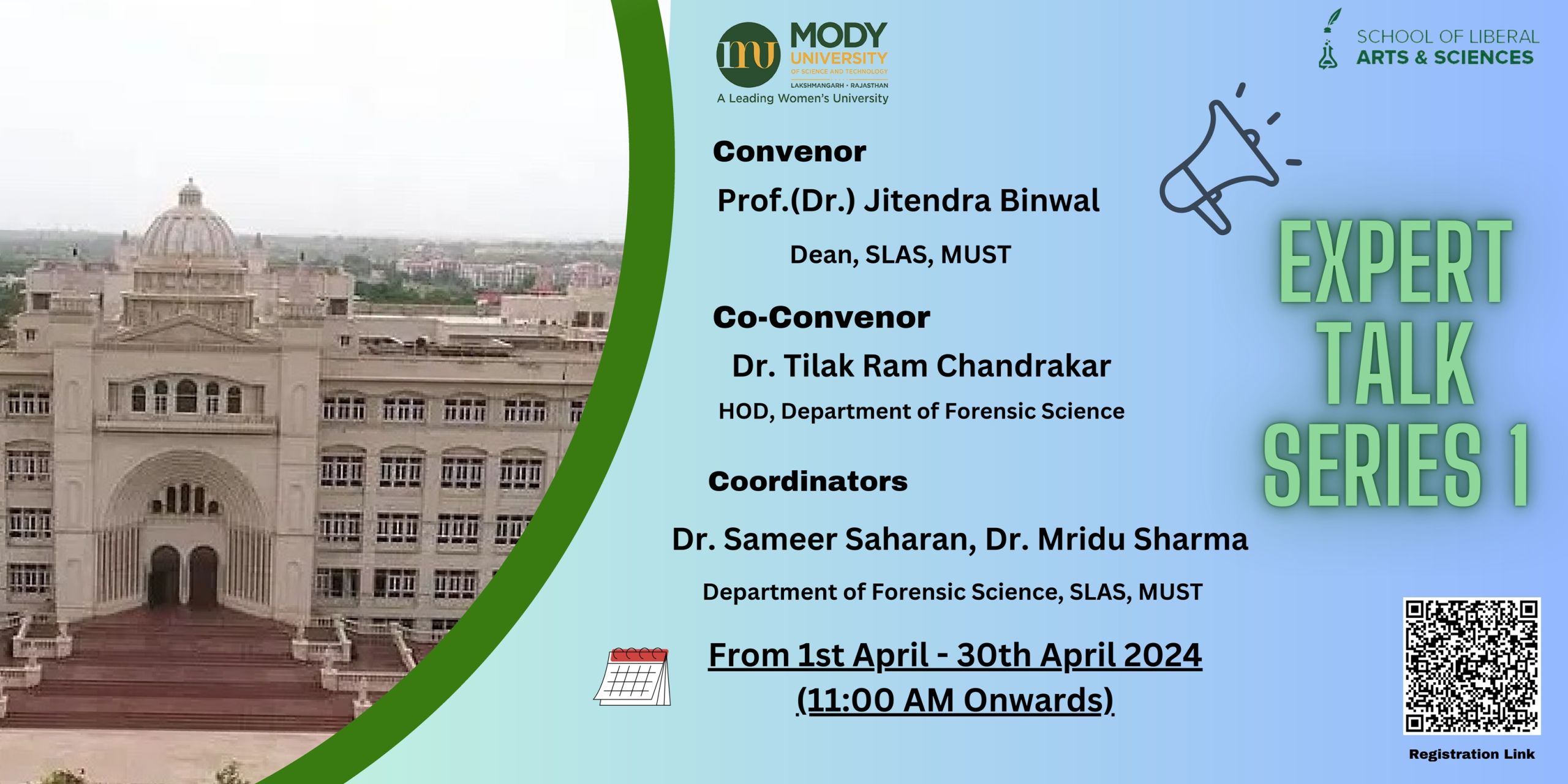 Expert Talk Series 1 - Mody University