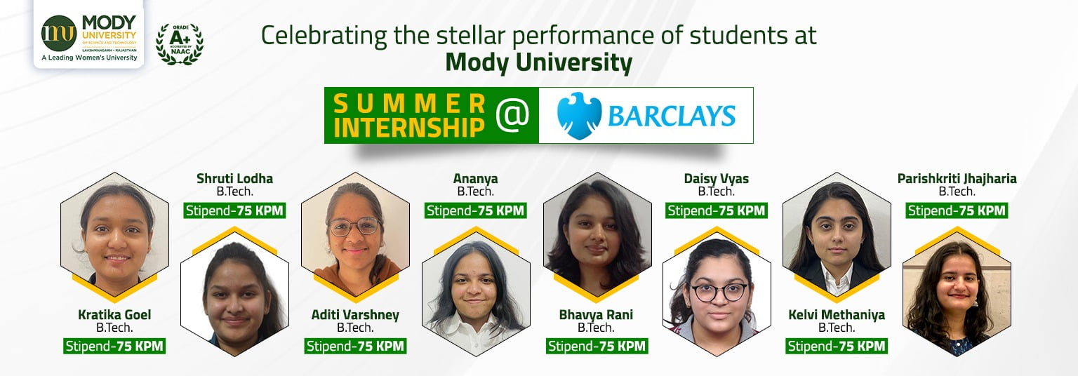 Programmes Offered - Mody University