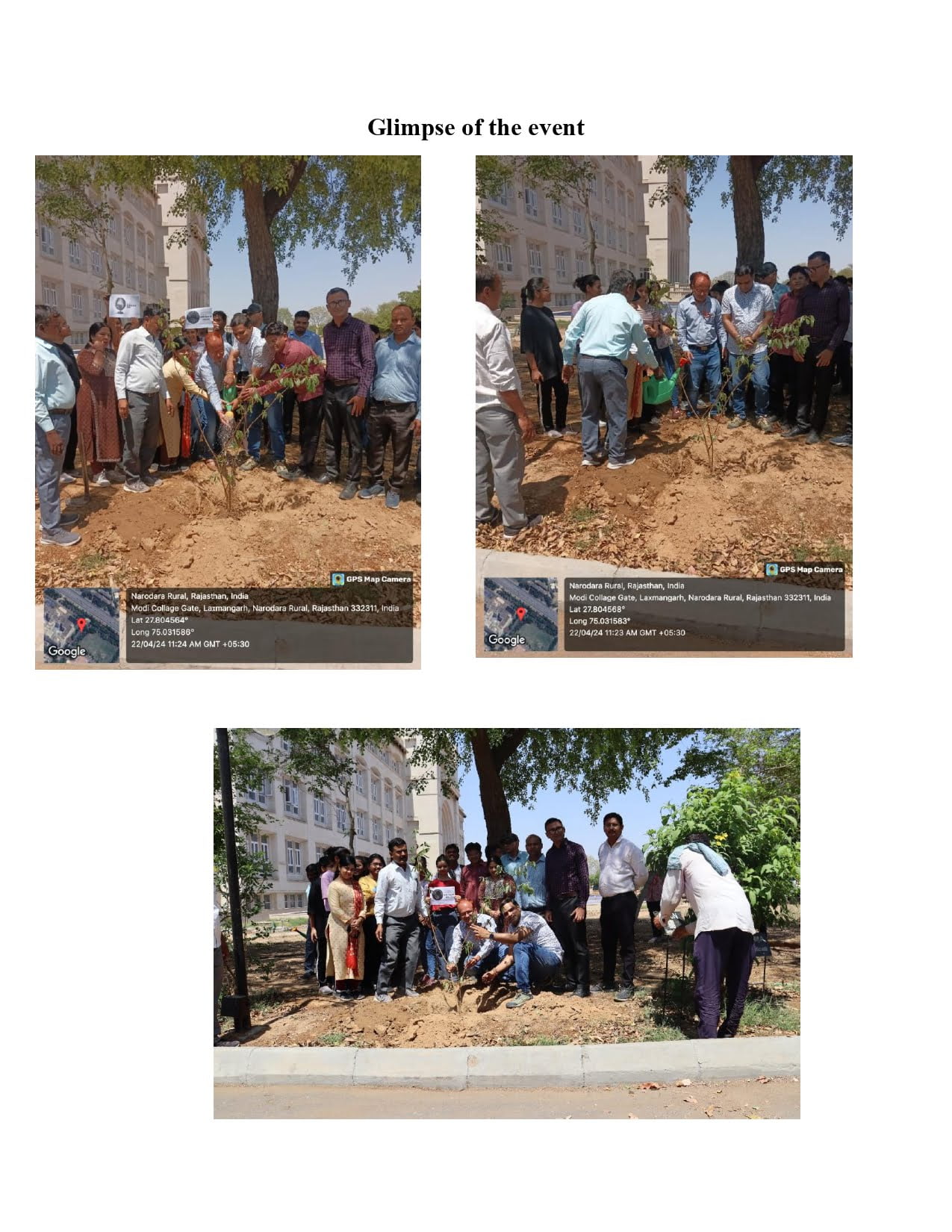 Plantation activity by students and STAFF of SLAS MUST on World's Earth ...