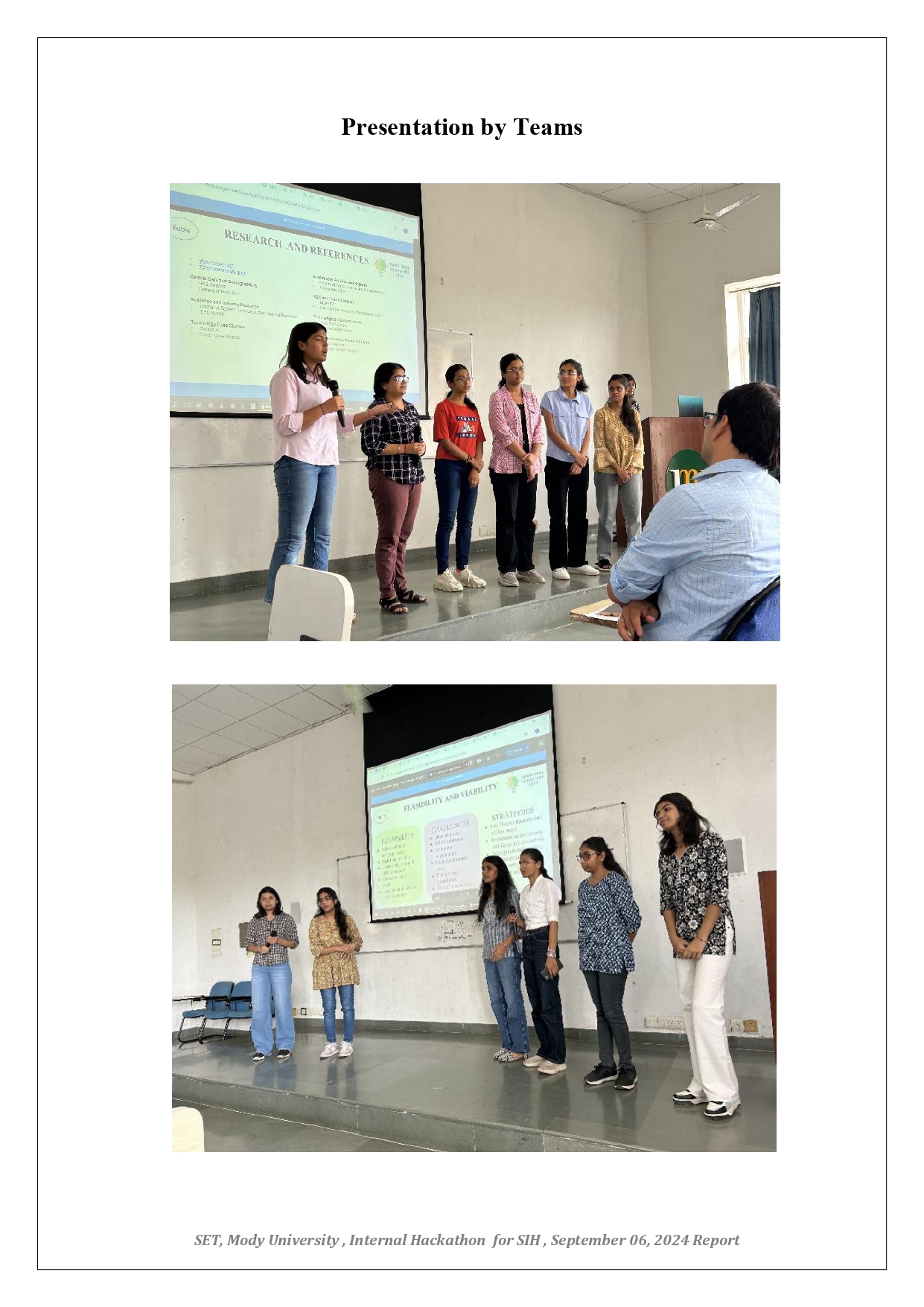 Internal Hackathon Report - Mody University