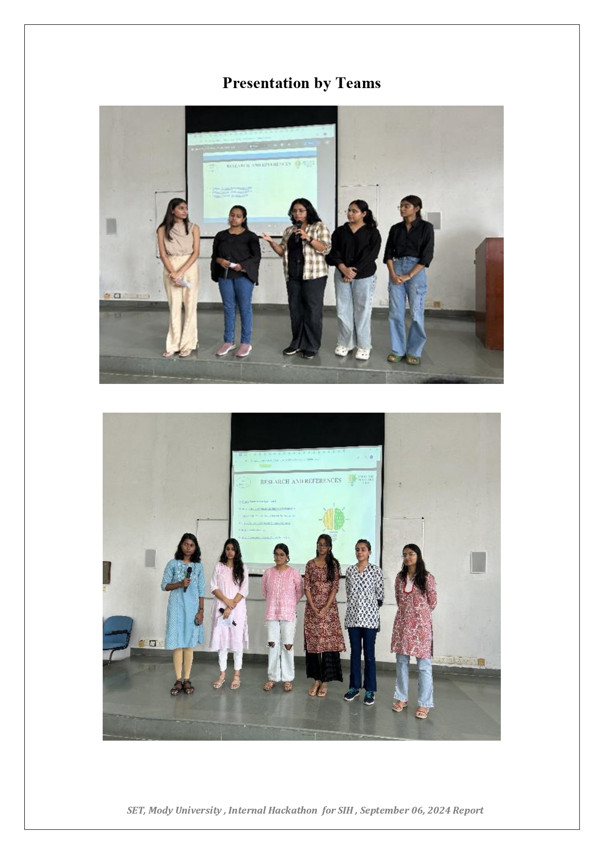 Internal Hackathon Report - Mody University