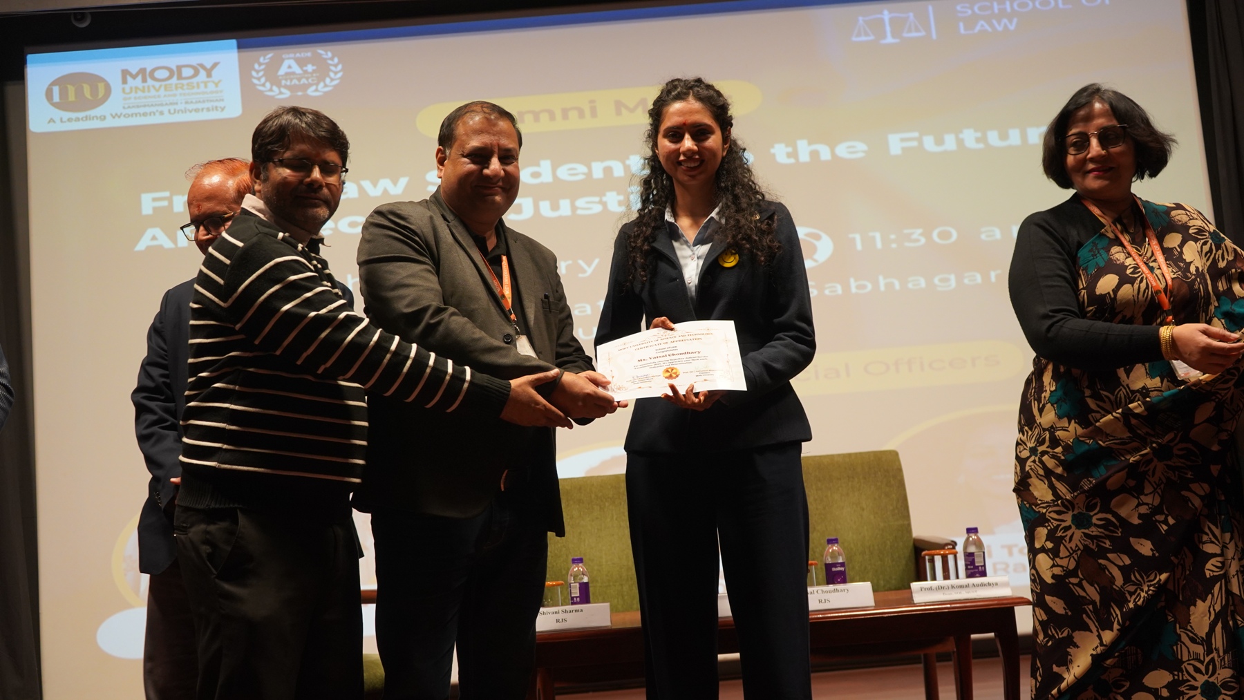 Alumni Meet - From Law Students to the Future Architects of Justice - Mody University