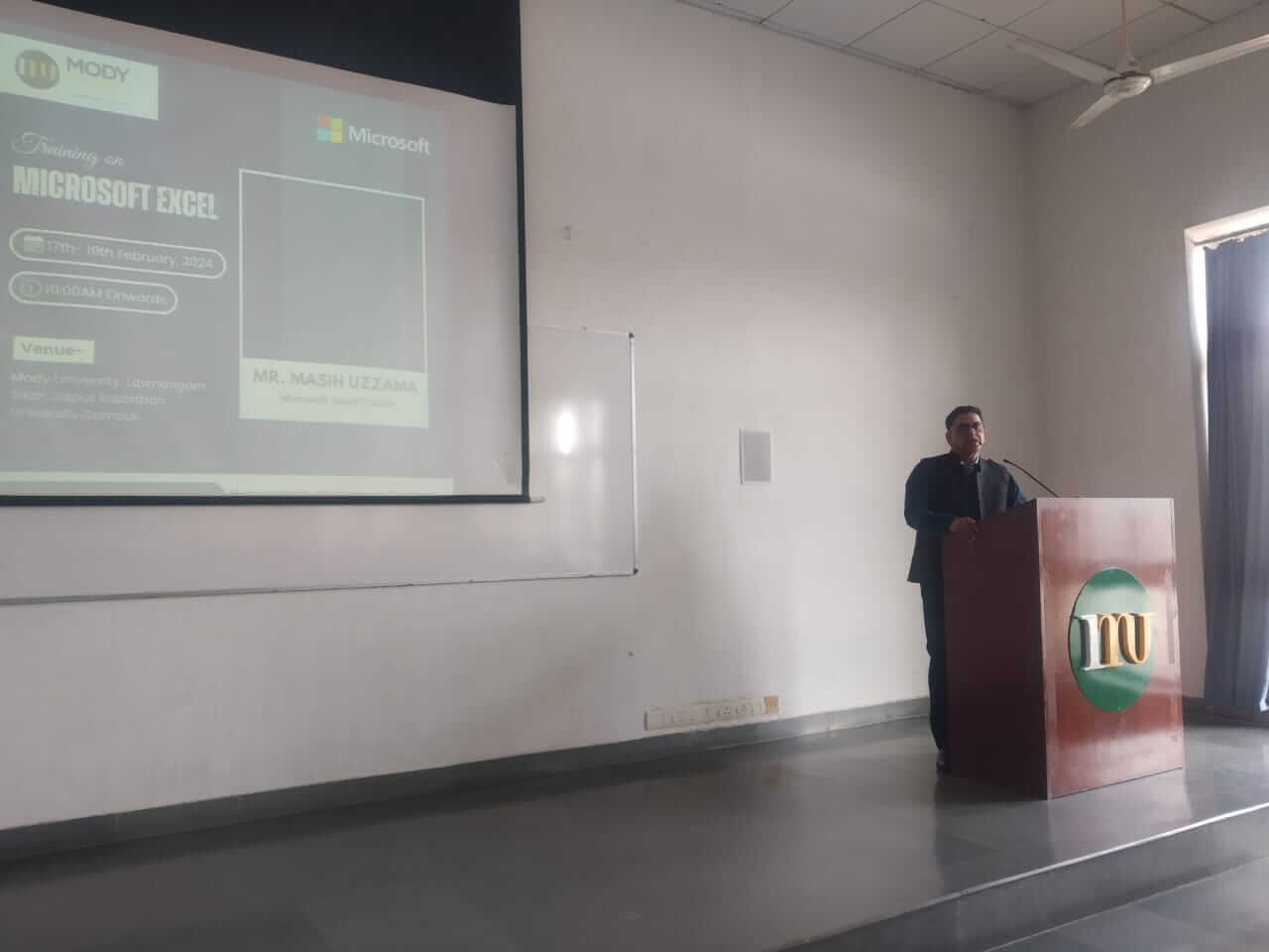 MICROSOFT TRAINING PROGRAM - Mody University