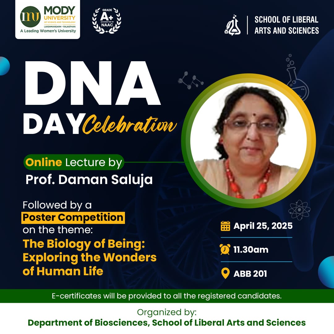 DNA DAY CELEBRATION - Mody University