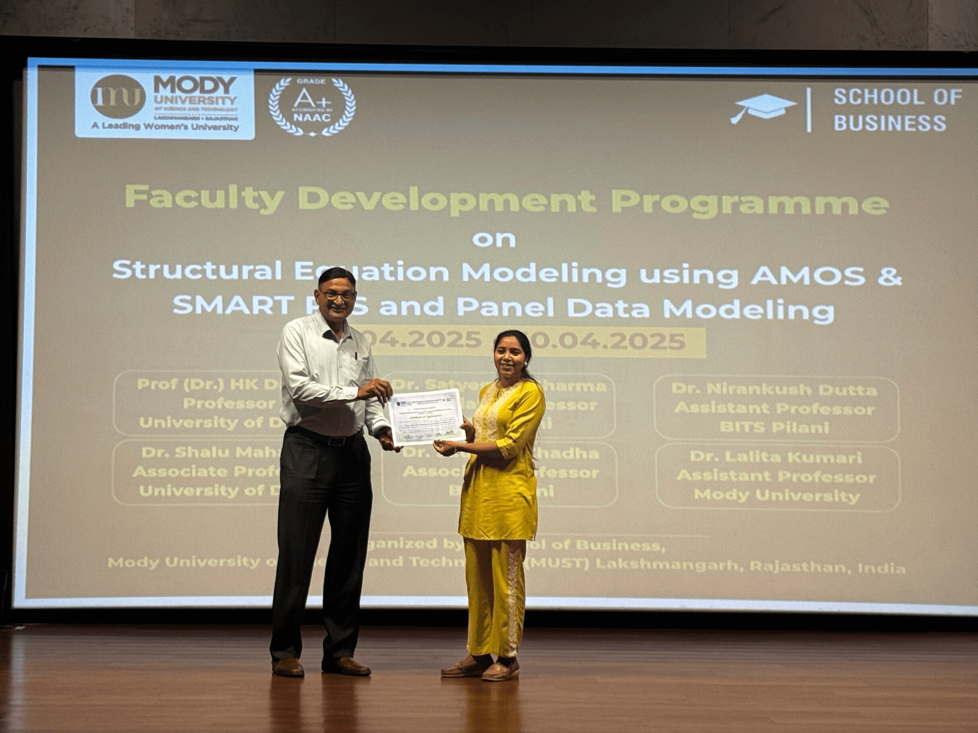 Faculty Development Programme - Mody University