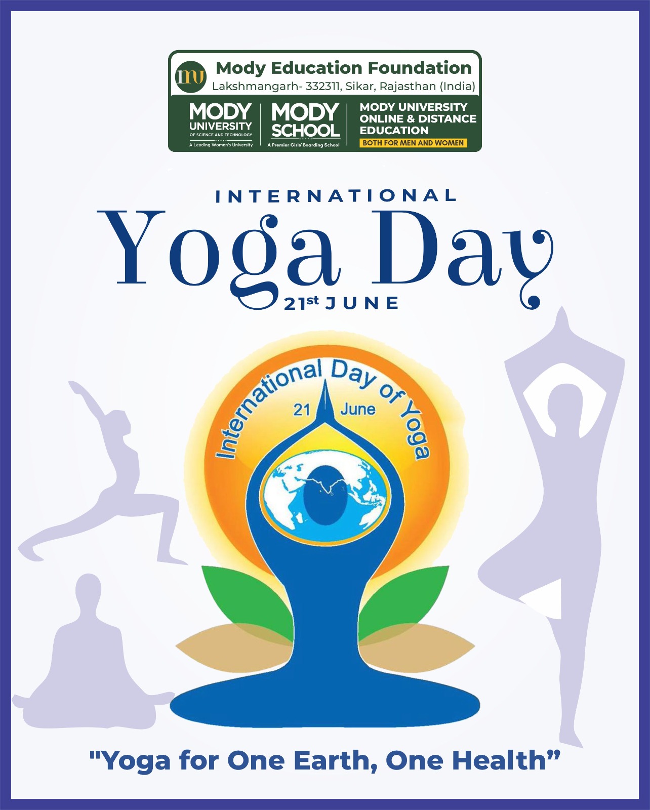 International Yoga Day Celebration - Mody University