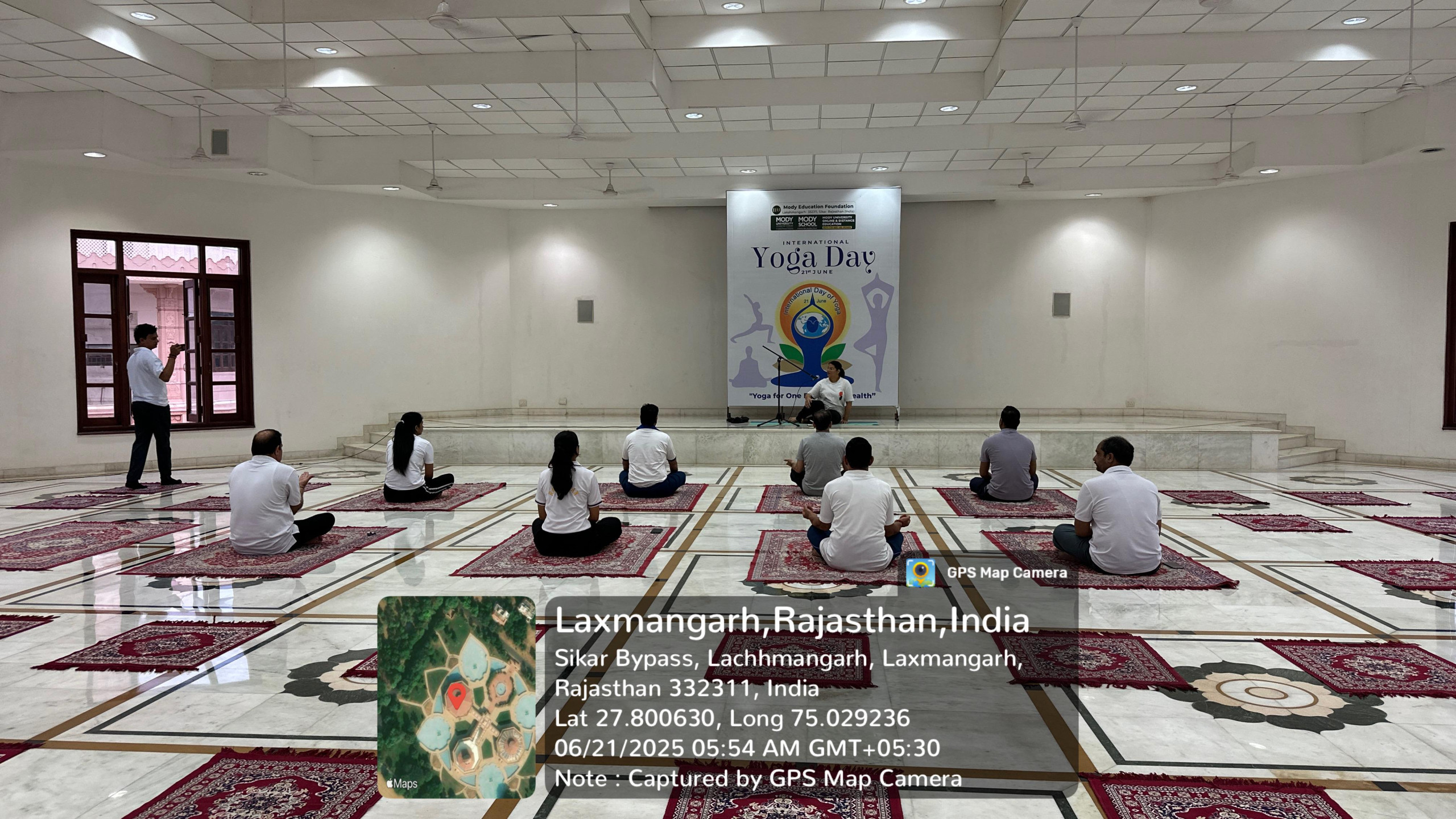 International Yoga Day Celebration - Mody University